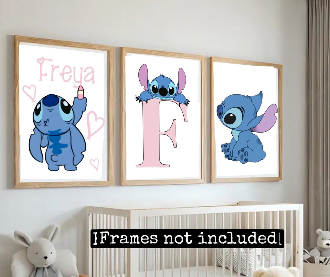 Stitch Prints - Stitch- Girls Bedroom Prints -girls Room -personalised ...