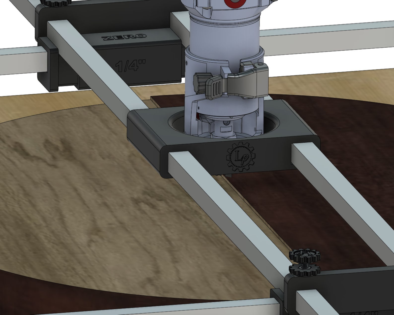 3D Printed Router Sled Plans - 3D Print Files With Instruction Manual ...