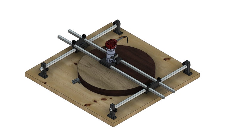 3D Printed Router Sled Plans - 3D Print Files With Instruction Manual ...