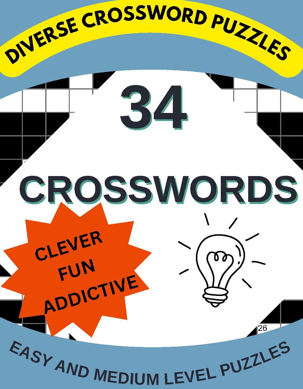 The Ultimate Crossword Challenge: 34 Puzzles Across Multiple Genres - Etsy