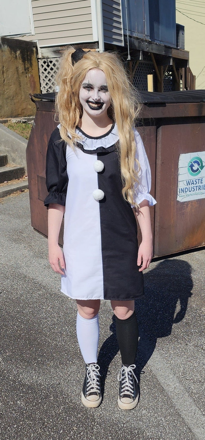 Clown Girl Dress Costume, Terrifier, Kids Sizes, Adult Sizes, Plus ...