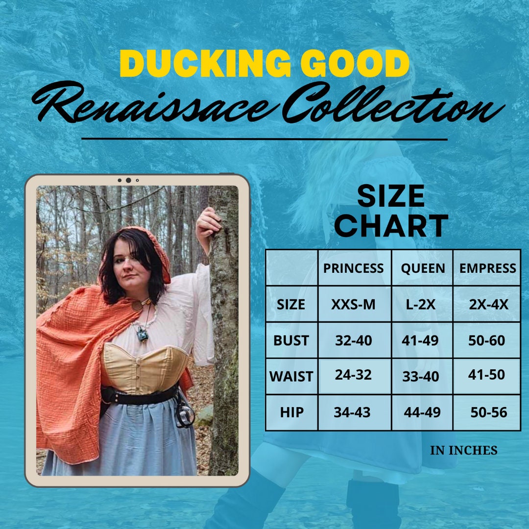 Handmade Renaissance Handkerchief Skirt, Custom Length, Faire Costume ...