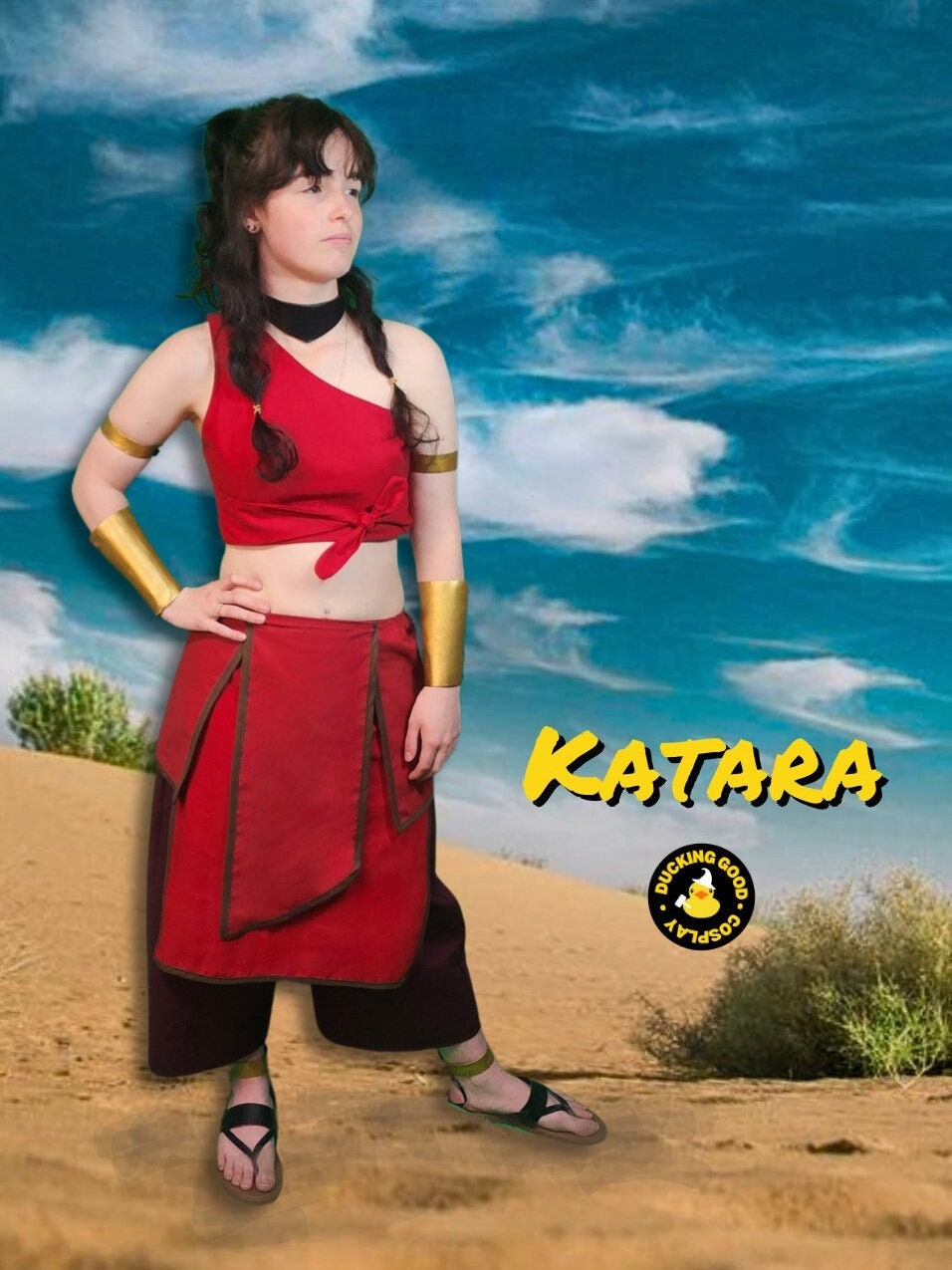 Katara Fire Nation Anime Adult Costume Cosplay Avatar Etsy