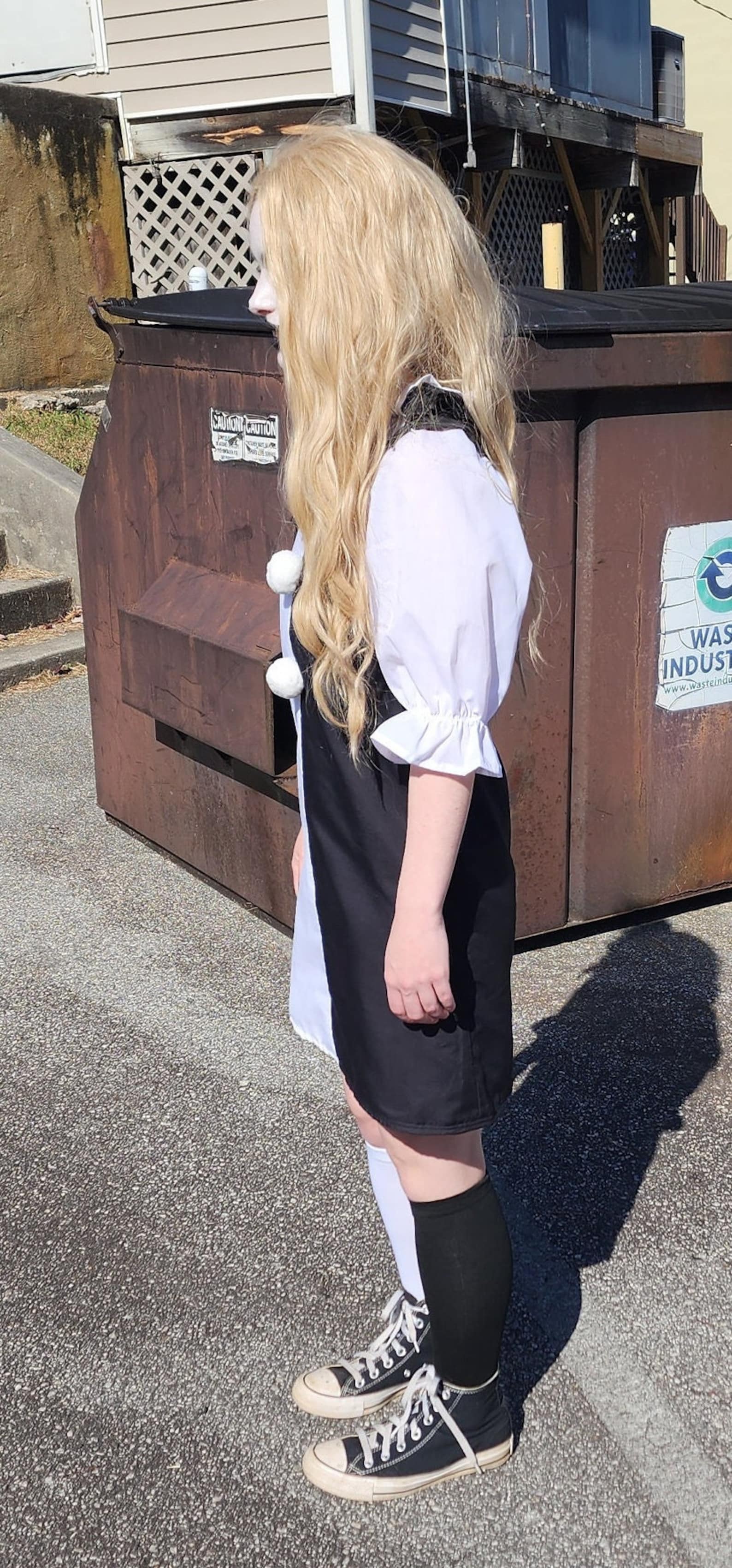 Terrifier Clown Girl Dress Costume, Handmade Halloween Dress - Etsy