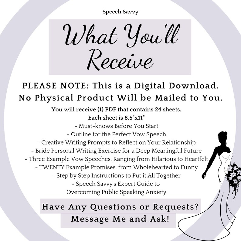 Best Bride Wedding Vows Workbook | Personalized Wedding Vow Writing ...