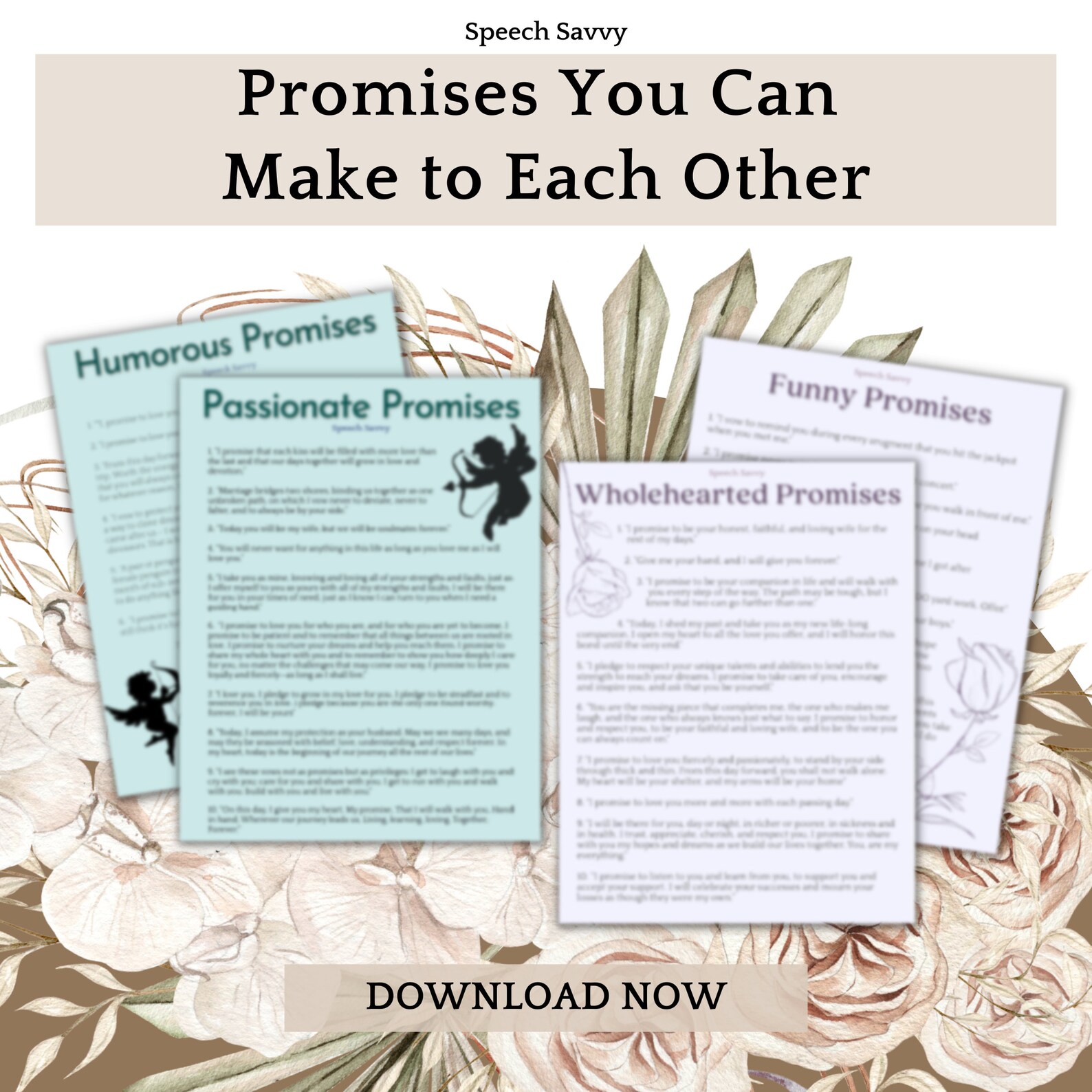 Bride + Groom Wedding Vows Workbook Bundle, Write Your Own Vows ...