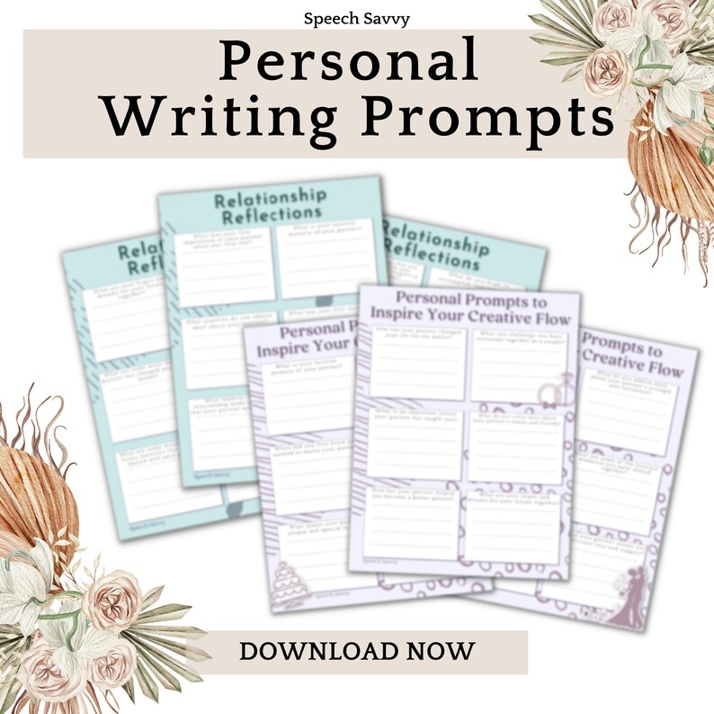 Bride + Groom Wedding Vows Workbook Bundle, Write Your Own Vows ...