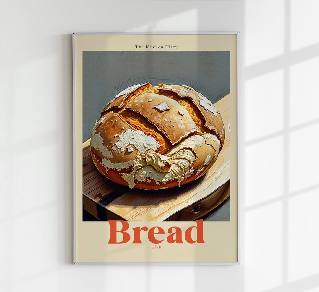 The Kitchen Diary: Bread Club Art Print - Etsy