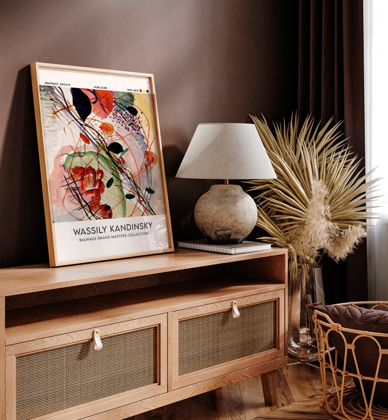 Aquarell Print by Wassily Kandinsky Exhibition Poster Art Print - Etsy