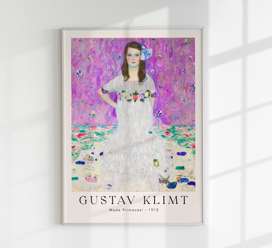 Mada Primavesi by Gustav Klimt Exhibition Poster Art Print - Etsy