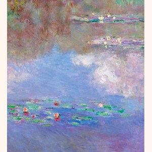 The Water Lily Pond by Claude Monet Exhibition Poster Art Print - Etsy