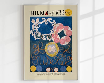 The Ten Largest No. 5 / by Hilma Af Klint / Museum Poster / - Etsy