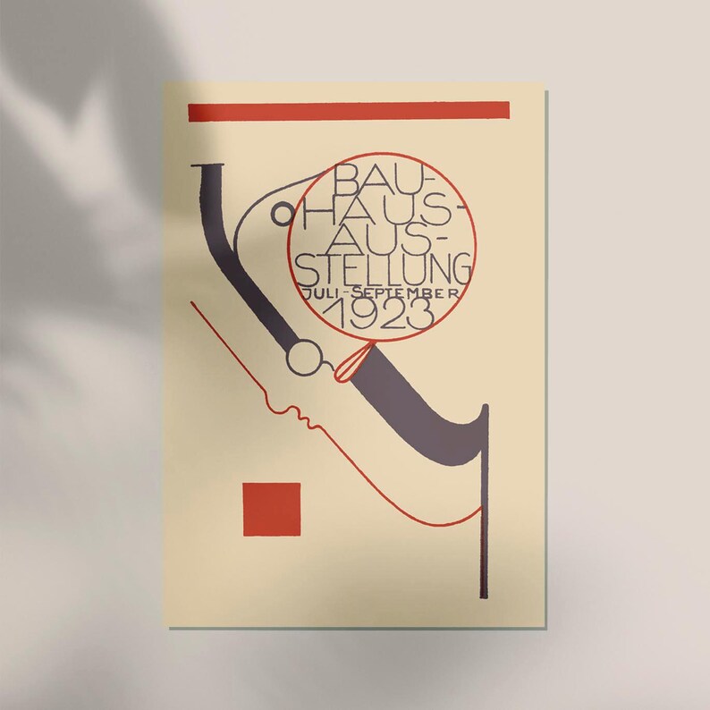 Bauhaus Ausstellung by Schlemer Art Print - Etsy