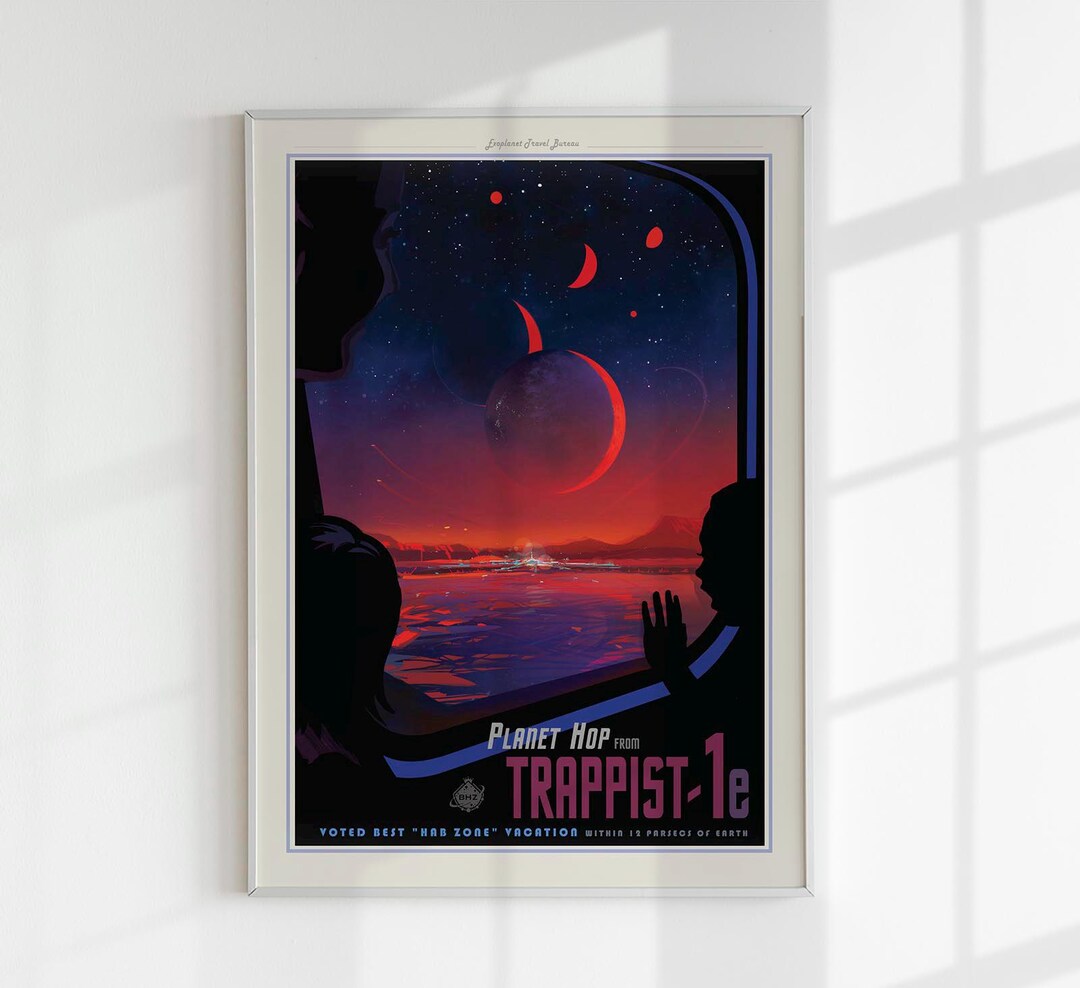 Trappist-1e Art Print - Etsy