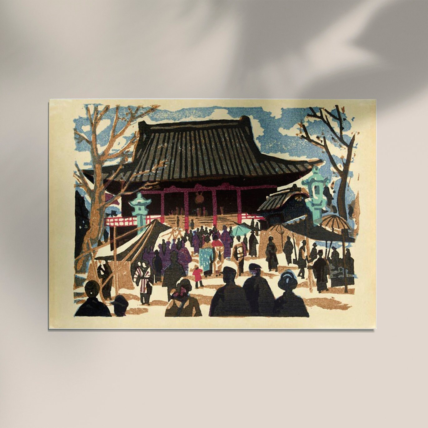 Asakuna Kannon Temple by Saito Kiyoshi Japanese Print - Etsy