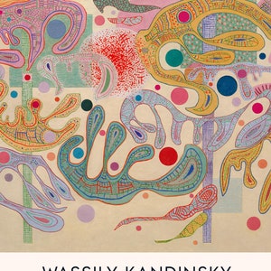 Capricious Form by Wassily Kandinsky Exhibition Poster Art Print - Etsy