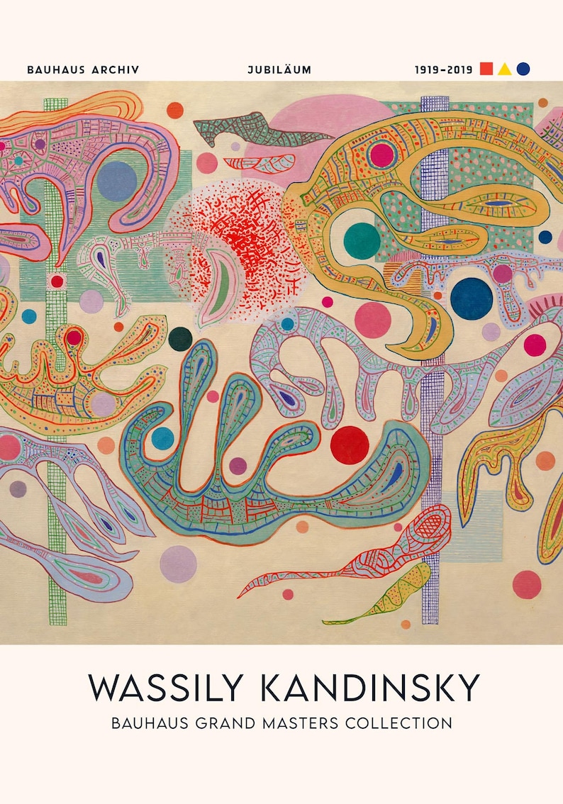 Capricious Form by Wassily Kandinsky Exhibition Poster Art Print - Etsy