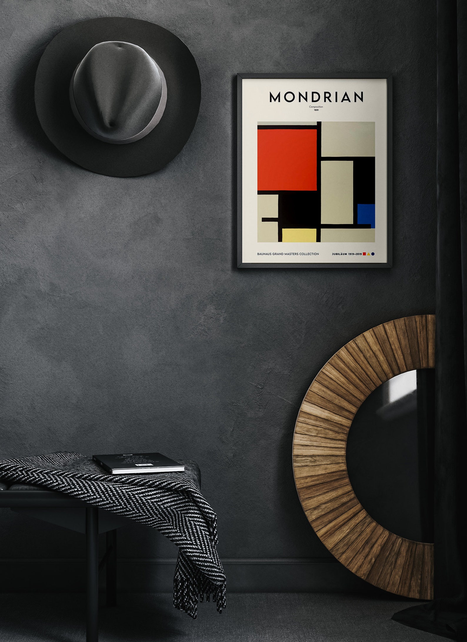 Composition by Piet Mondrian Exhibition Poster Art Print - Etsy