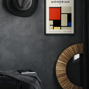 Composition by Piet Mondrian Exhibition Poster Art Print - Etsy