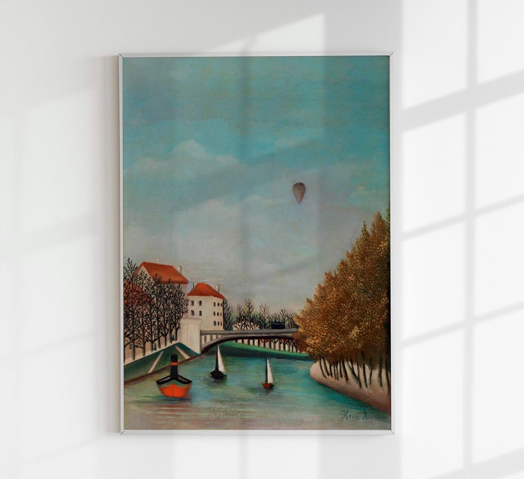 Study for View of the Pont De Sevres by Henri Rousseau Art Print - Etsy