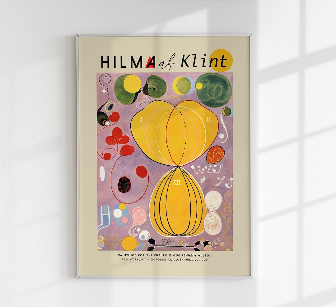 Hilma Af Klint Exhibition Poster the Ten Largest Nr 7 Art Print - Etsy