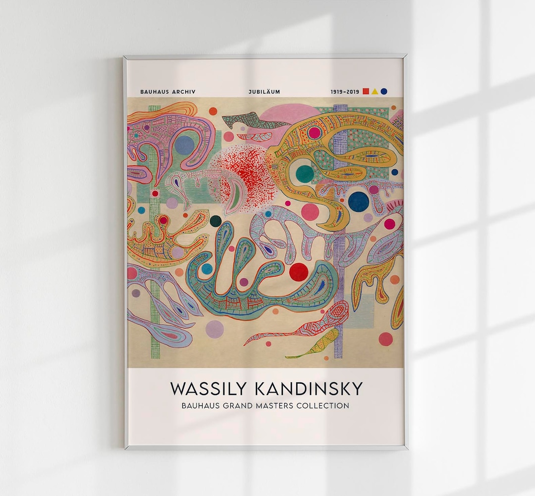 Capricious Form by Wassily Kandinsky Exhibition Poster Art Print - Etsy
