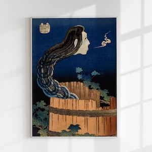 Japanese Spirit Smoker by Hasui Japanese Print - Etsy