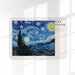 Van Gogh Starry Night Art Exhibition Poster Print - Etsy