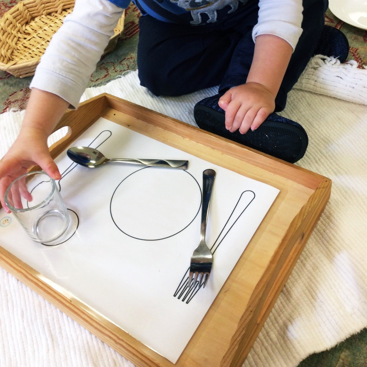 Montessori Table Setting Placemat (plain) - Etsy