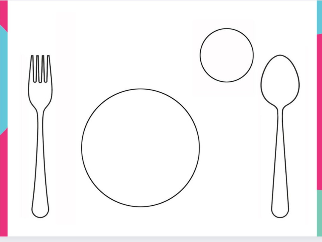 Montessori Table Setting Placemat (plain) - Etsy