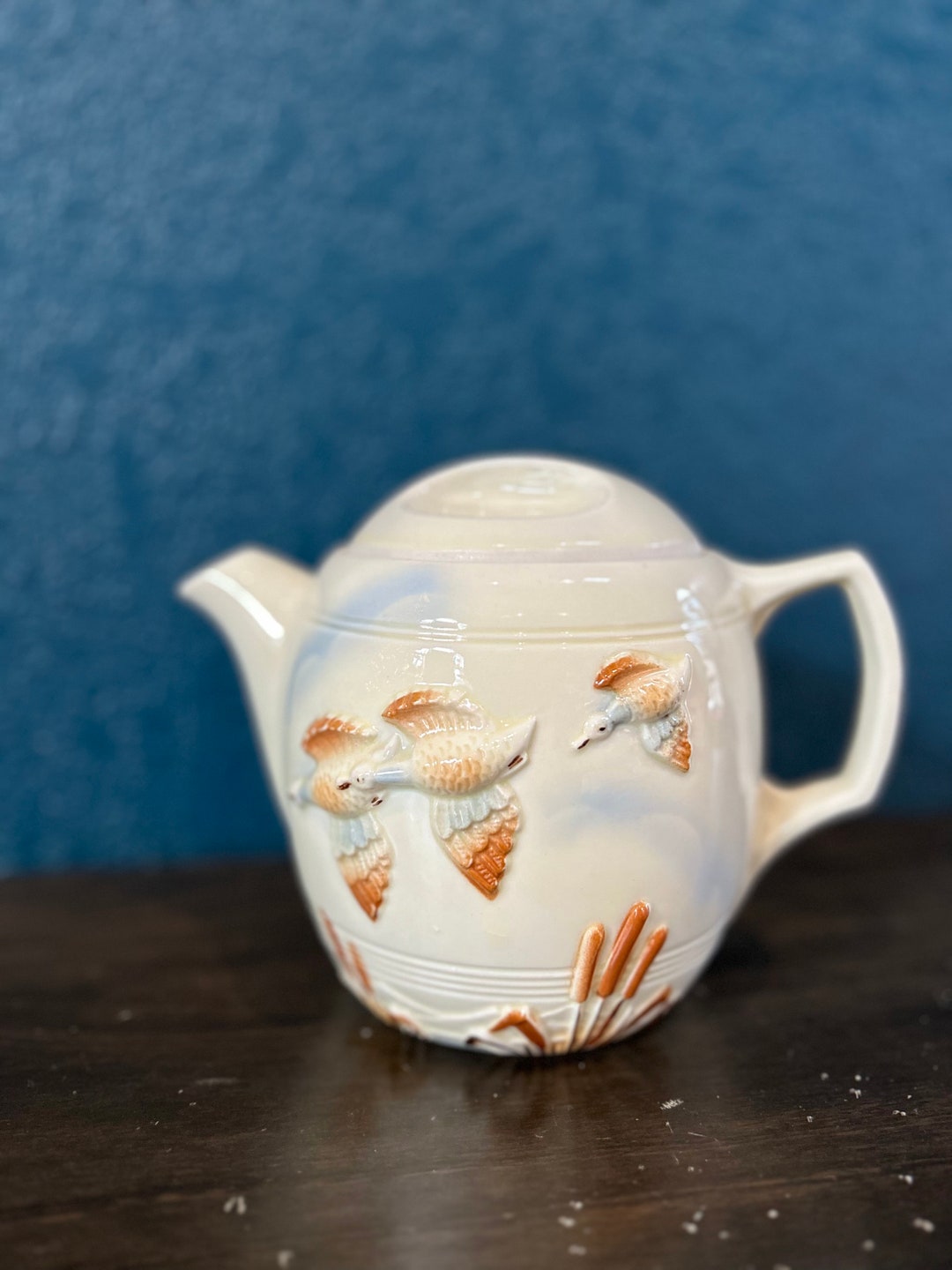 Porcelier Vitreous Teapot - Etsy