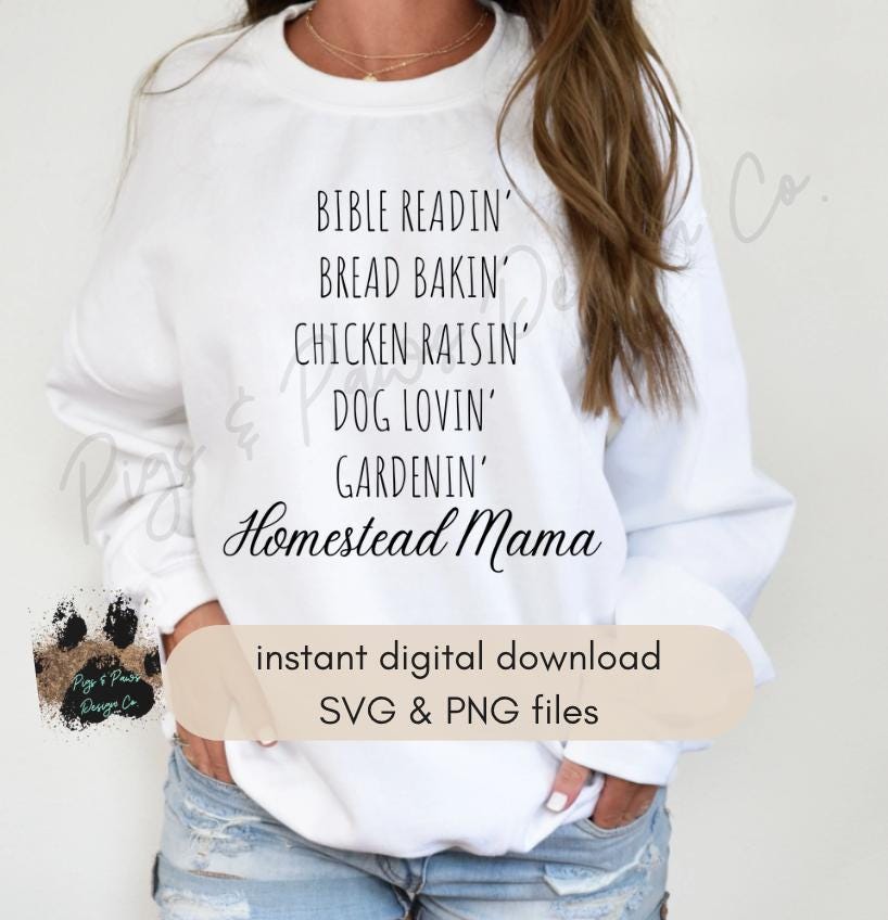 10 Homestead SVG PNG Files: Farm Shirt Designs (digital Download) - Etsy