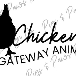 Chickens the Gateway Animal SVG & PNG Files Chicken Shirts Chicken ...