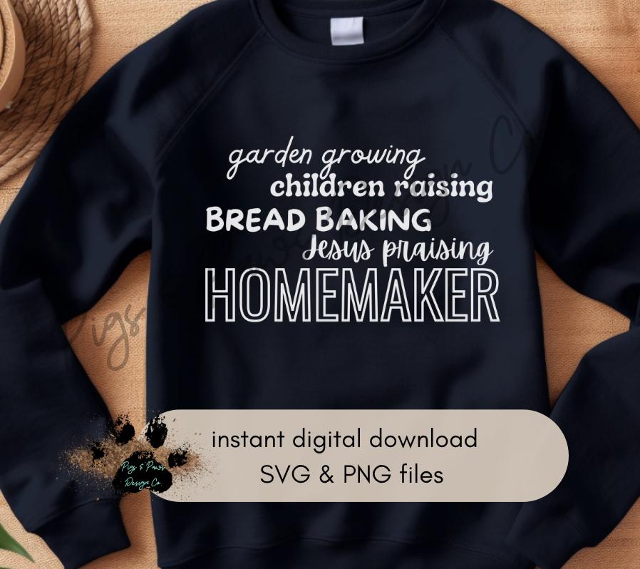 Homemaker SVG PNG Files: Homestead Designs (digital Download) - Etsy