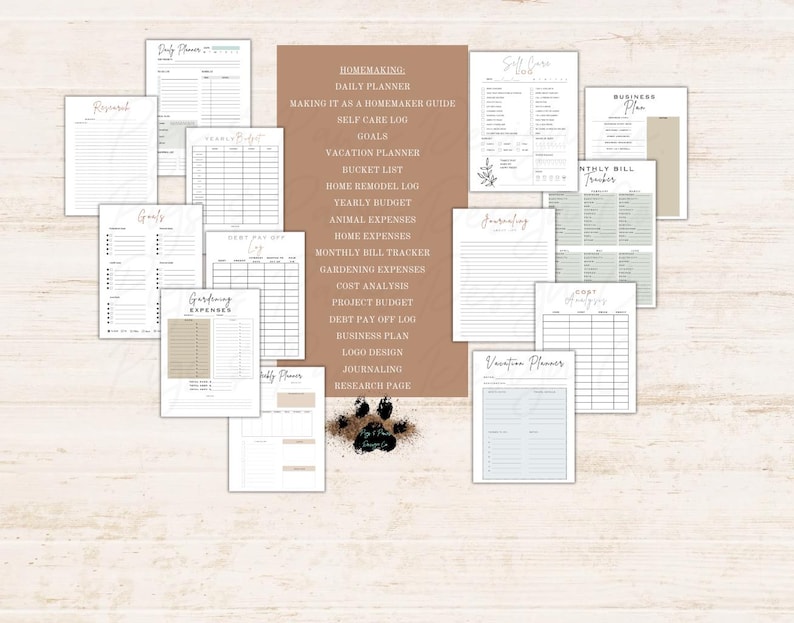 The Homestead & Farmstead Planner, Guide, and Log Book | Editable ...
