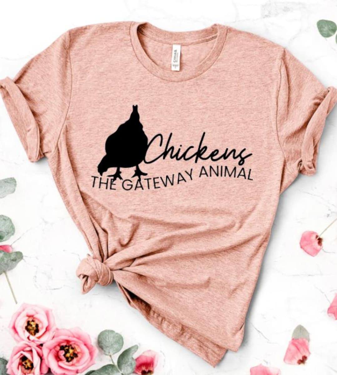Chickens the Gateway Animal SVG & PNG Files Chicken Shirts Chicken ...