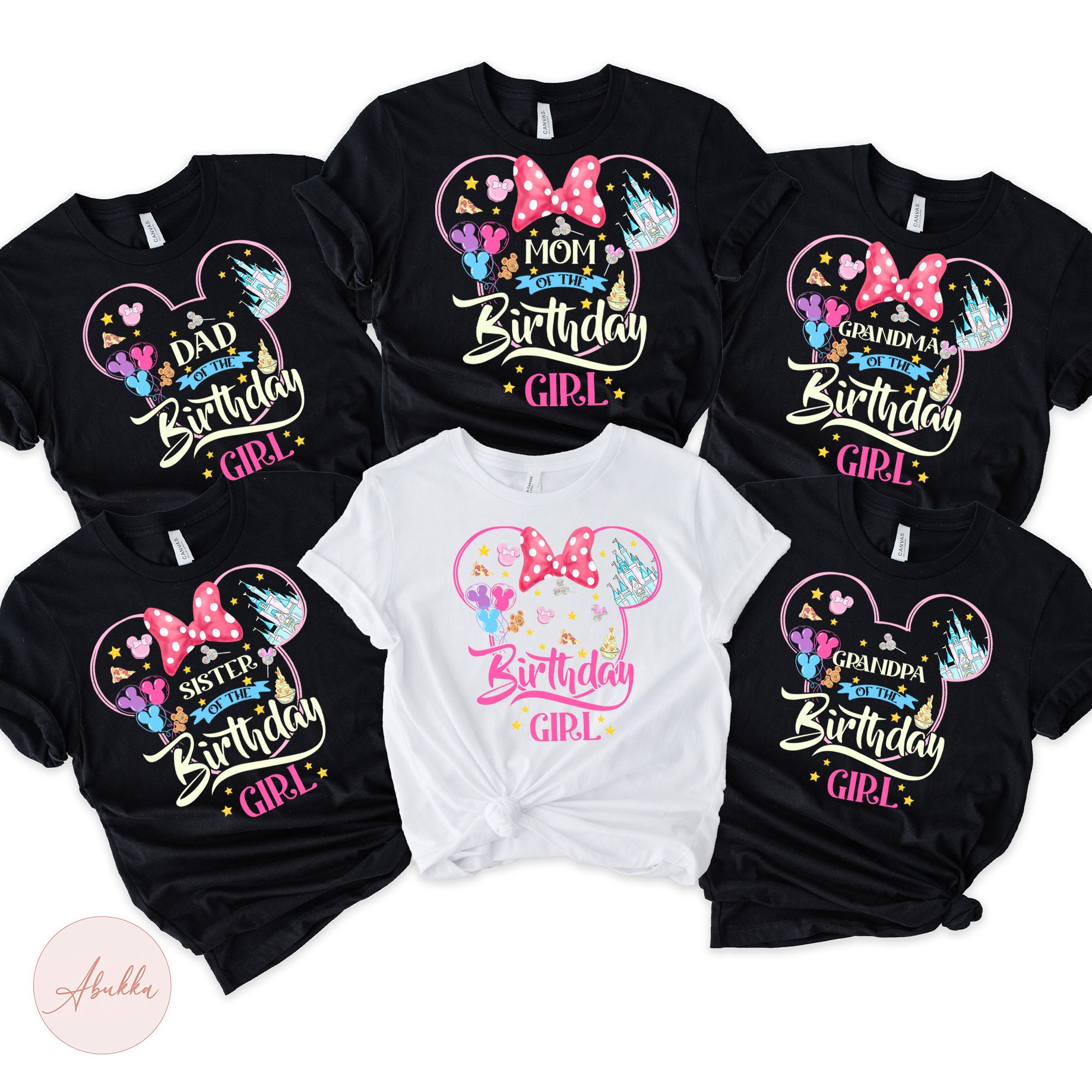 Custom Disney Birthday Girl Shirts Disney Birthday Family - Etsy