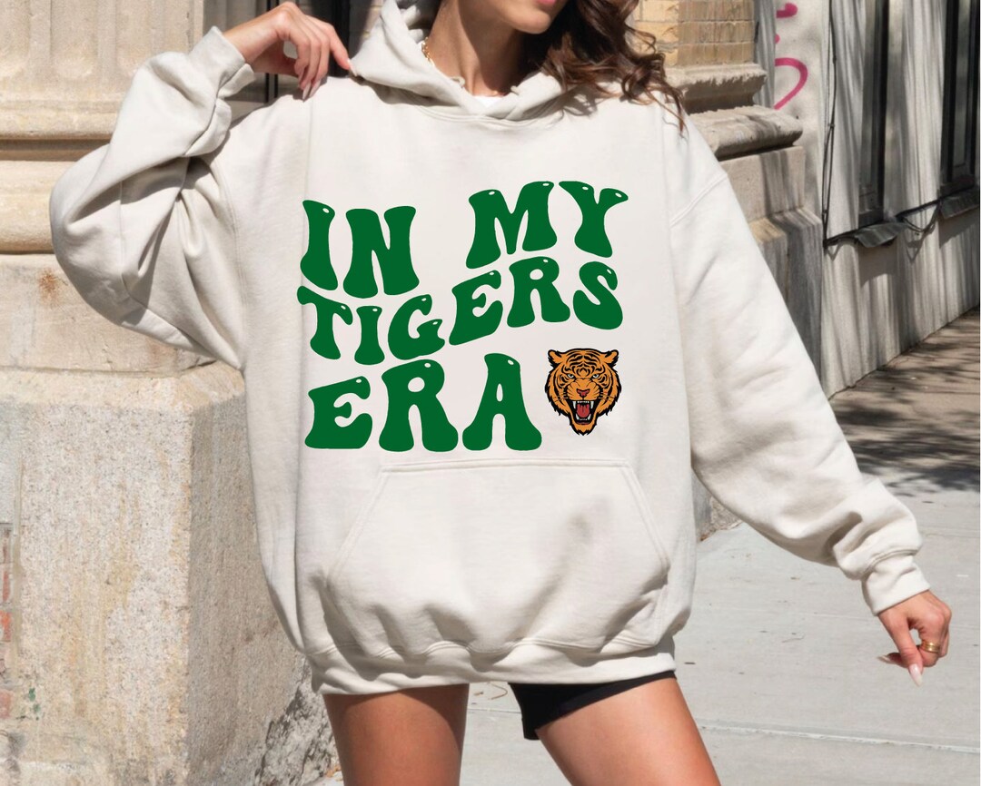 In My Tigers Era Sweatshirt, Groovy Tigers Era Sweater, Tigers Hoodie ...