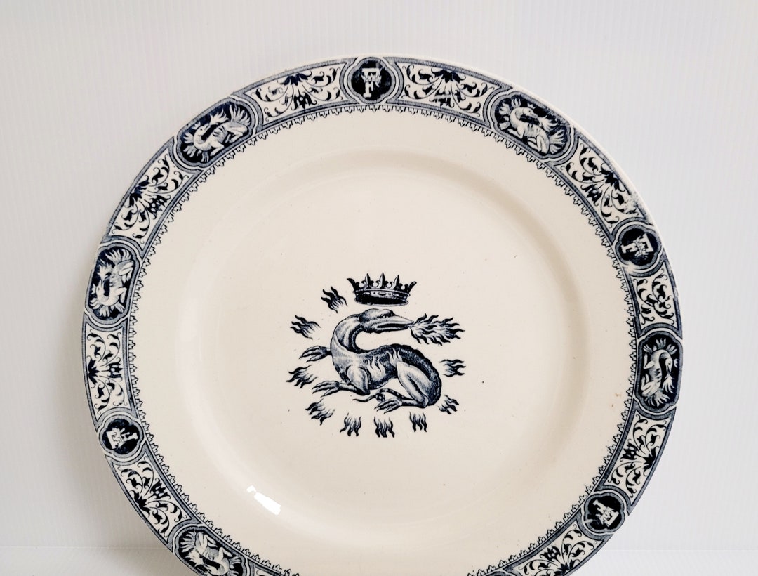 Set of 6 François 1er Salins Flat Plates - Etsy