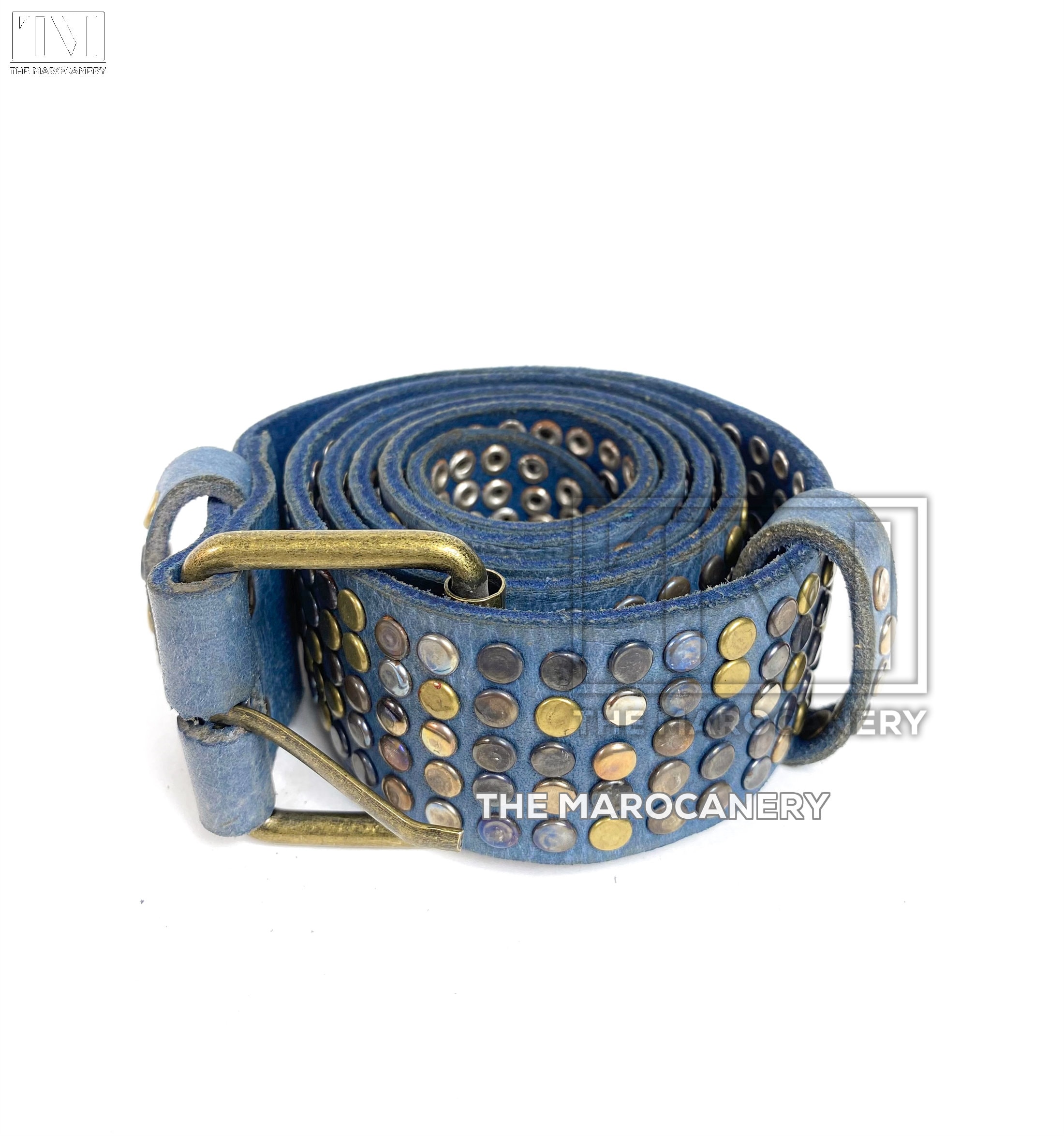 Handmade Studded Leather Belt - Add an Edge to Your Style With This ...