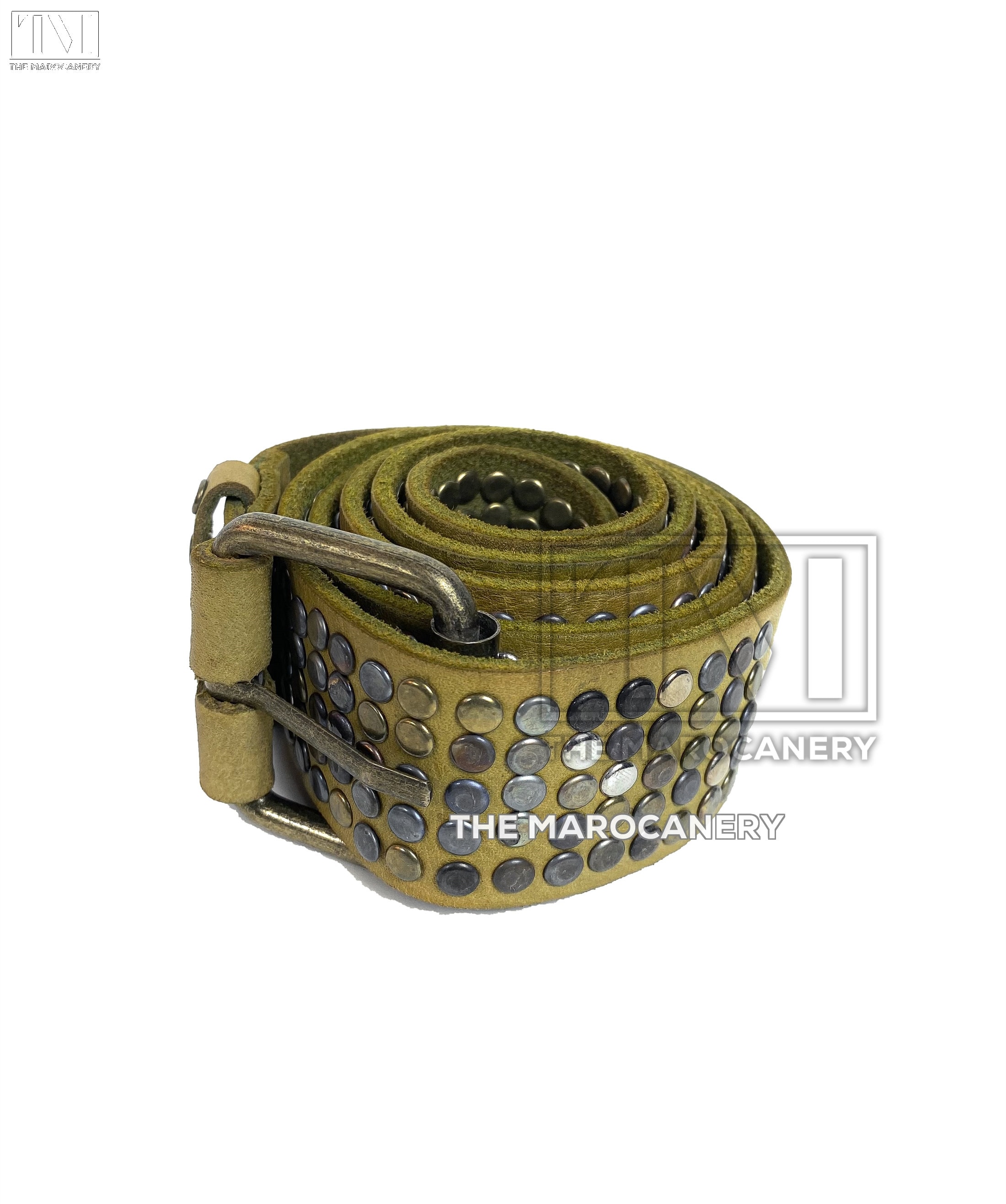 Handmade Studded Leather Belt - Add an Edge to Your Style With This ...
