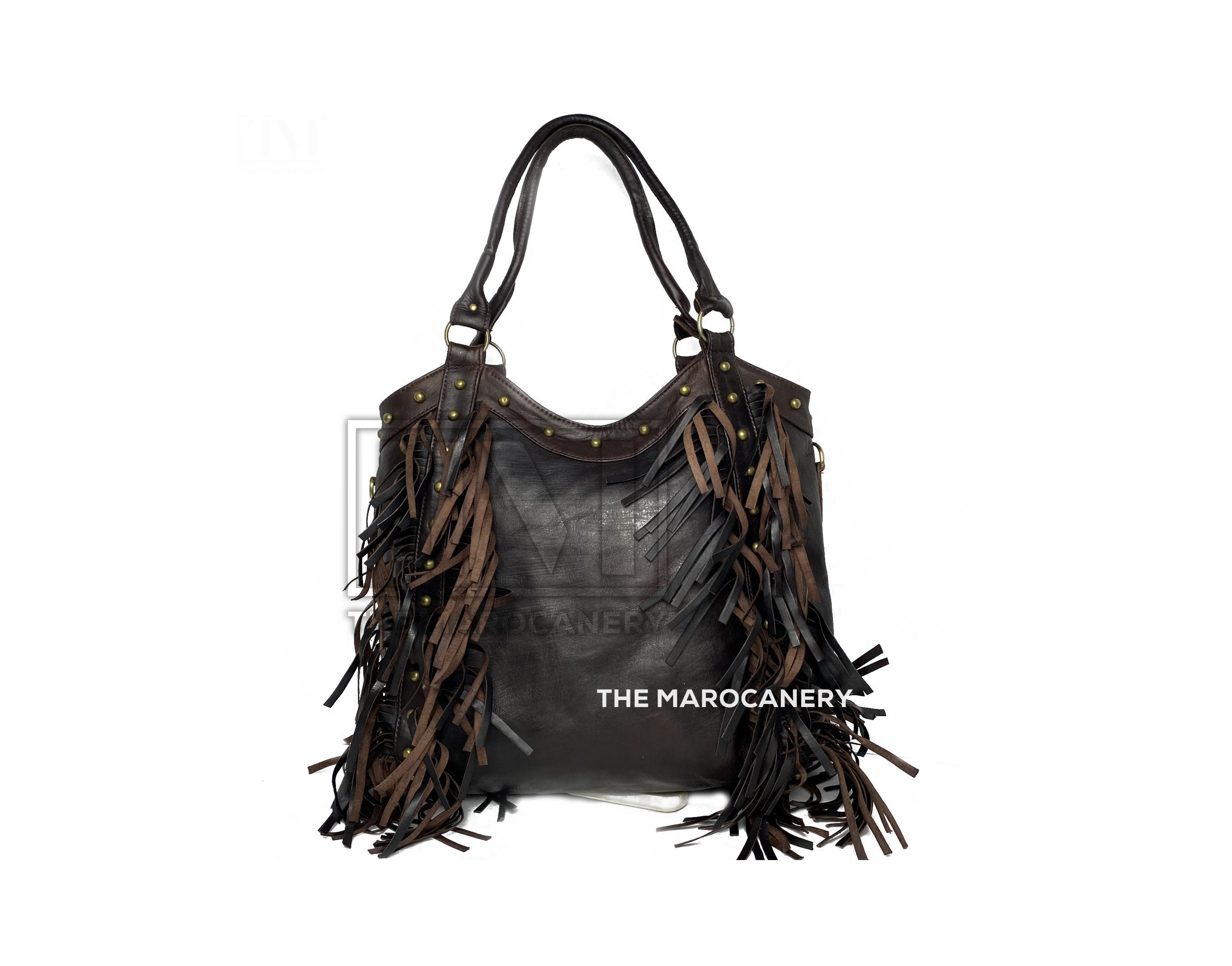 Handmade Leather Finge Bag, A Boho-chic Purse for the Free-spirited ...