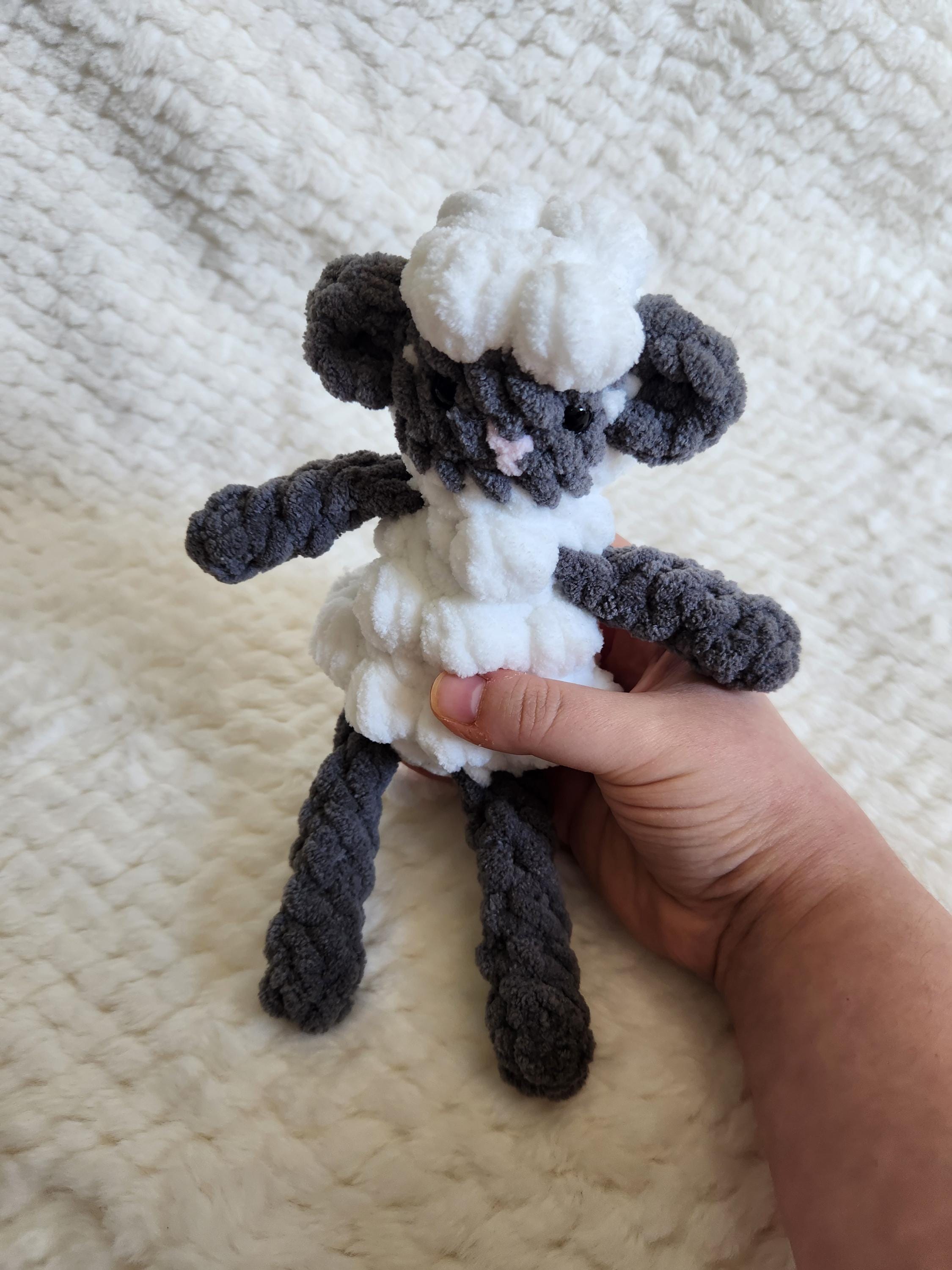 Sheep Crochet Pattern No Sew Farm Animals Plushie Patterns Pasture Pals ...