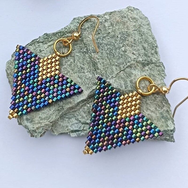 Beaded Triangle Patterns - Etsy
