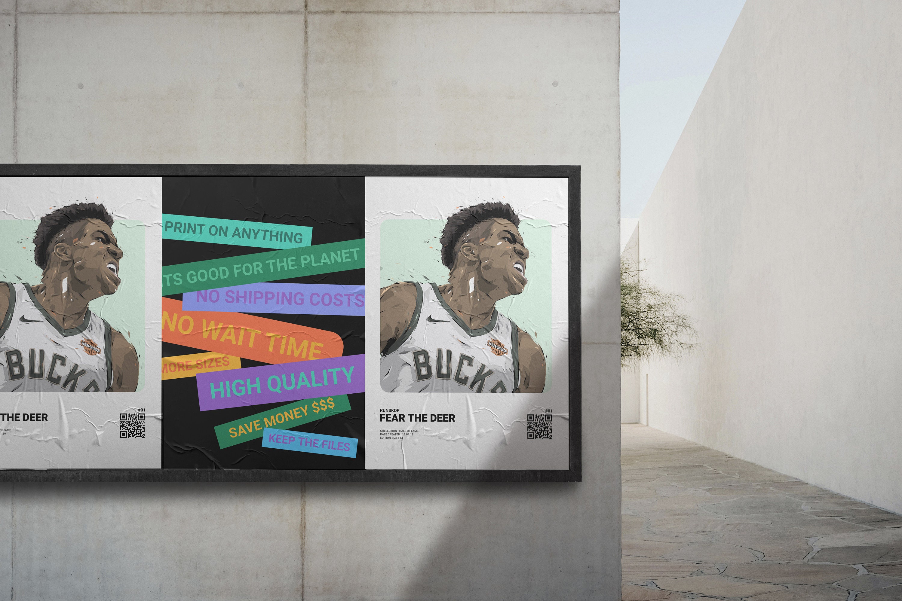 Giannis Antetokounmpo Poster, Antetokounmpo Print, Printable Wall Art ...