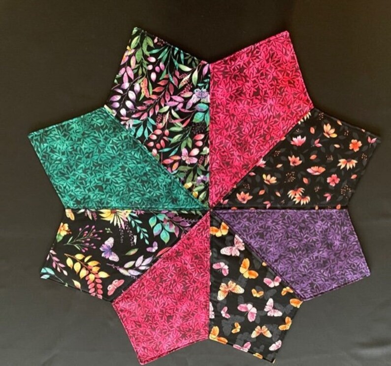 Jewel Tone Star Table Topper - 26" - Etsy