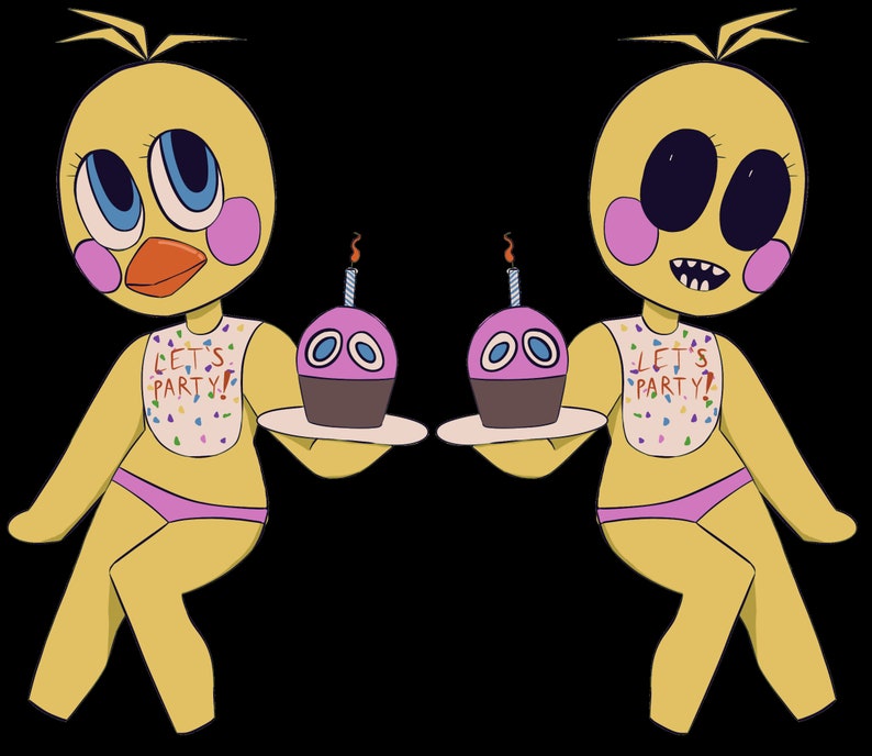 Toy Chica FNAF Keychain - Etsy