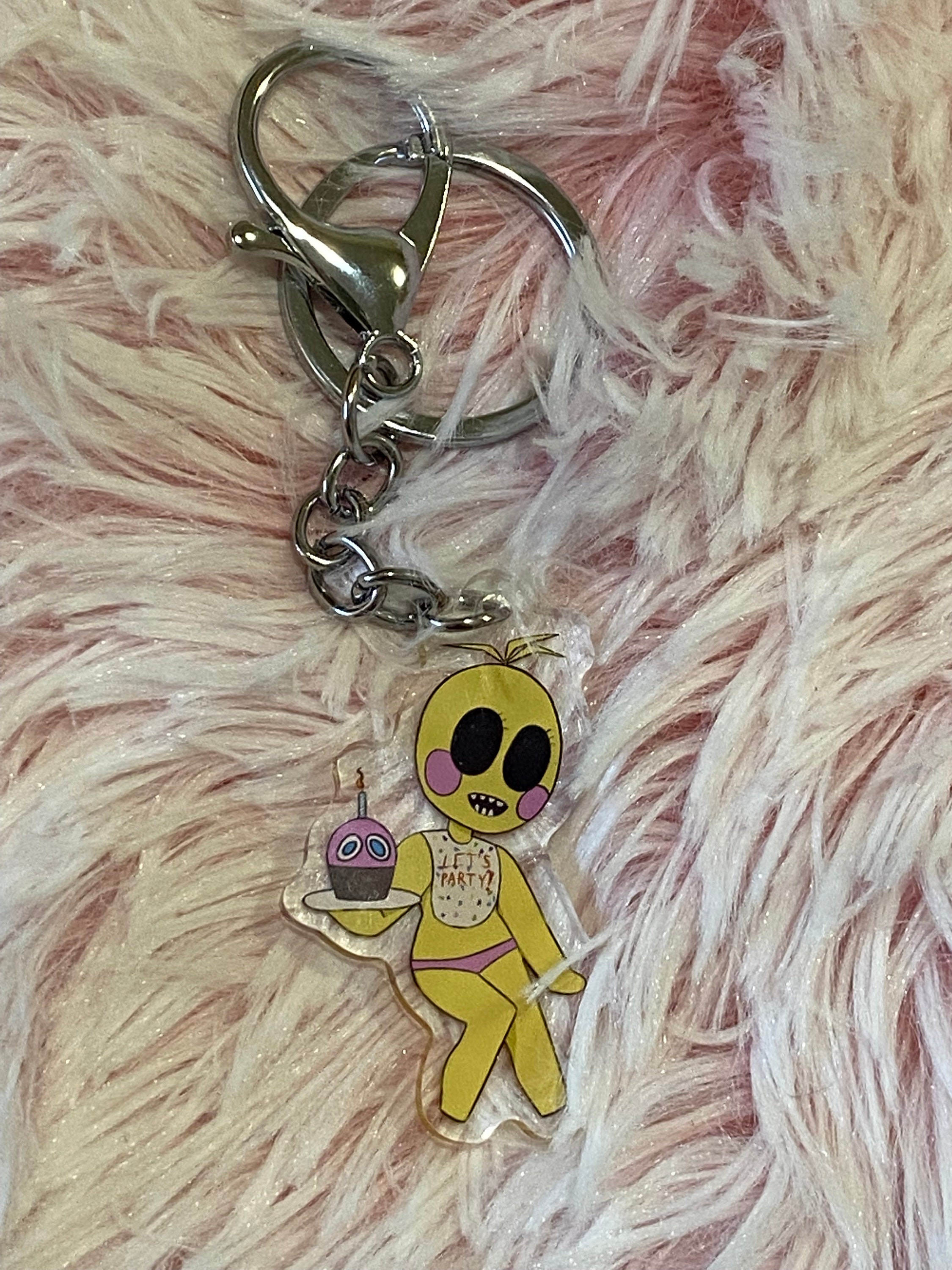 Toy Chica FNAF Keychain - Etsy