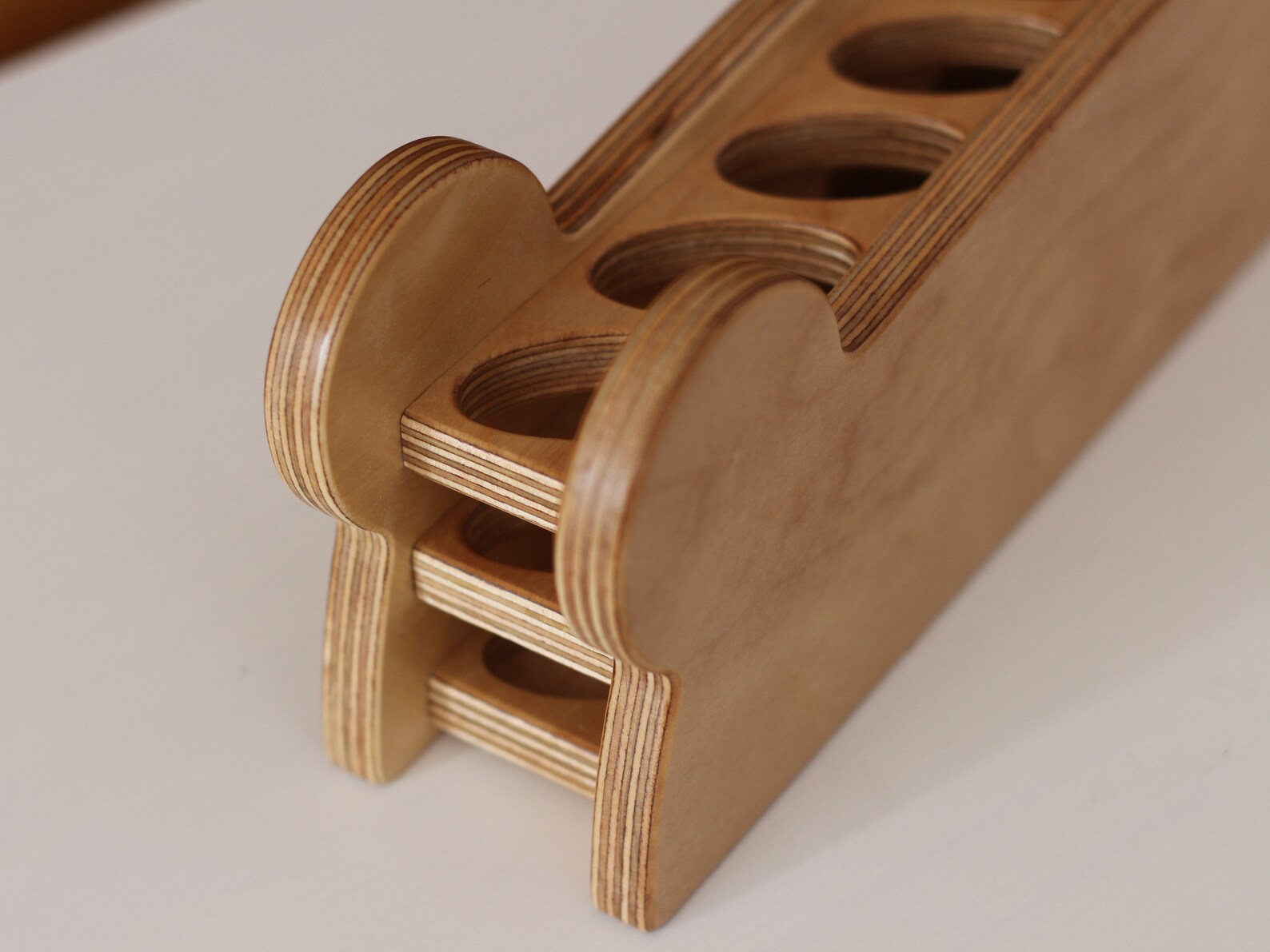 Cute Bear Ear Wooden Pencil Holder – Safe & Child-friendly Birch Desk ...