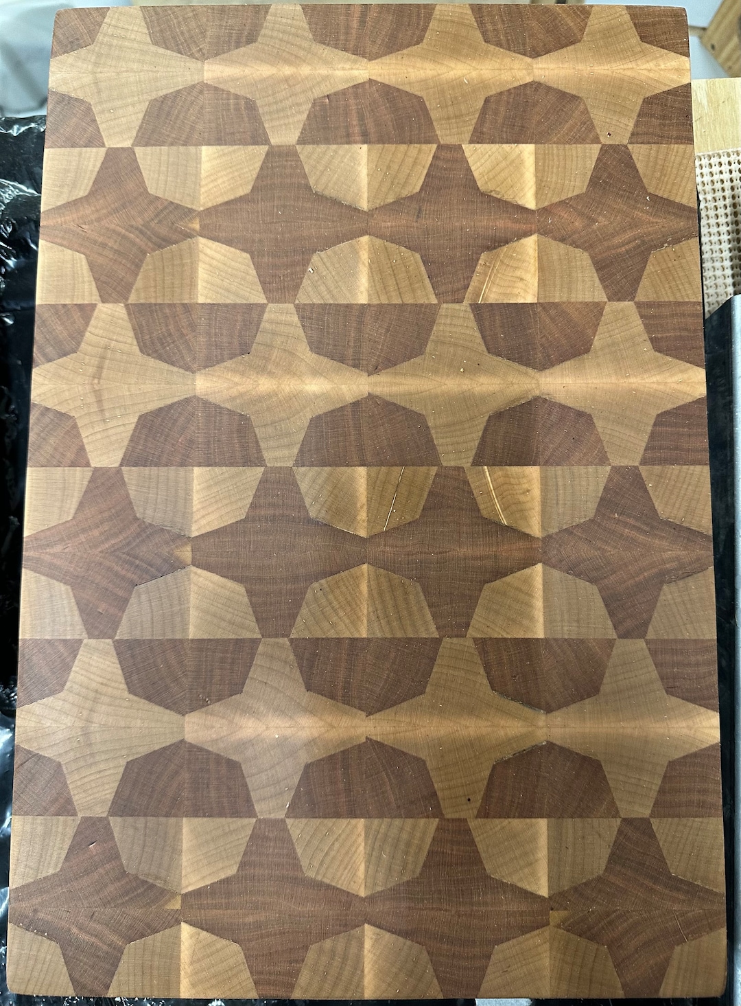 Octagonal Pattern End Grain Cutting Board - Etsy